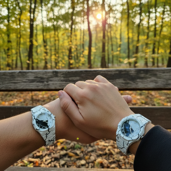 Tiger Aura Pair Watch – Stylish His & Hers Wristwatch Set – Shoppio